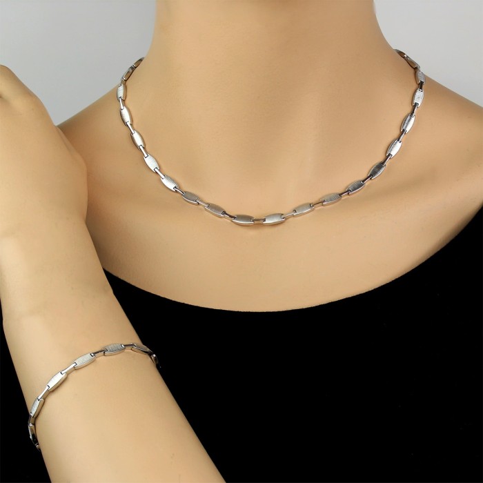 SilberDream Schmuck Set Design Collier & Armband Damen 925 Silber SDS469J SilberDream Schmuck Set Design Collier & Armband Damen 925 Silber SDS469J